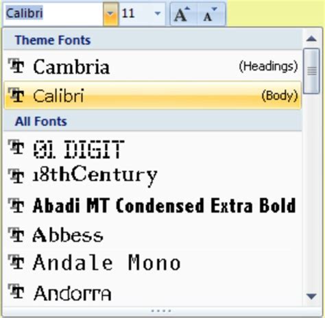 Font Formatting In Excel 2007 2010 M S Excel Tutorials Science Tutor Science Tutor