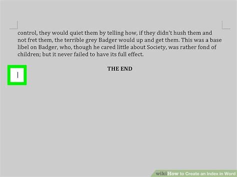 How To Create An Index In Word With Pictures WikiHow