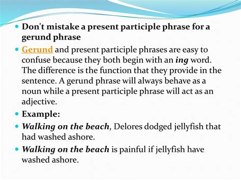 Participle Phrases