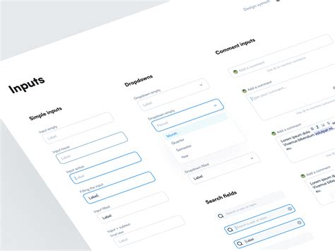 Palette Inputs Components By Juliette Lagache On Dribbble