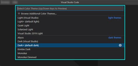 How To Change The Color Theme In Visual Studio Code Coding Campus