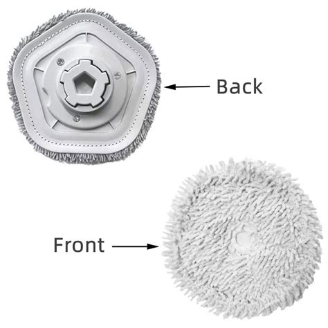 Mop Cloth Pads For Dreame Bot W10 W10 Pro Robot Vacuum Cleaner Mop
