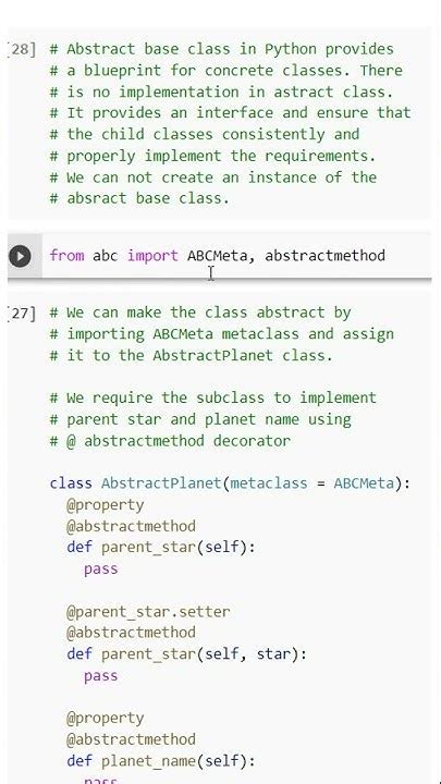 What Is Abstract Base Class In Python Python Education Programming Pythons Shorts Youtube