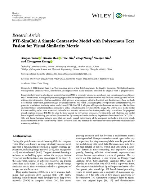 Pdf Ptf Simcm A Simple Contrastive Model With Polysemous Text Fusion For Visual Similarity Metric