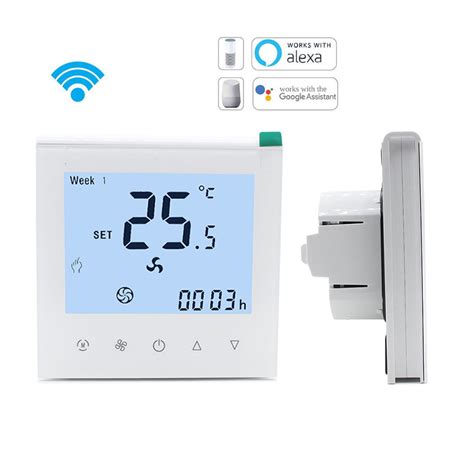 Rs485 Modbus Ac Digital Temperature Controller Digital Air Conditioner Room Thermostat For Hotel