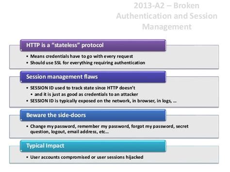 14 owasp top 10 a2 broken authentication and session management
