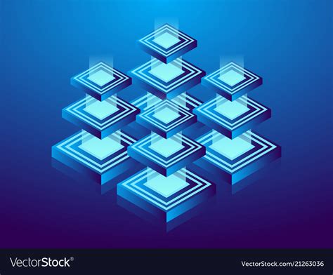 Cryptocurrency And Blockchain Royalty Free Vector Image