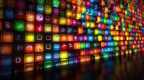 3d로 렌더링된 최고의 소셜 네트워크의 유명한 큐브 로고로 지어진 벽 핀터레스트 스카이프 스냅챗 배경 일러스트 및 사진 무료 다운로드 Pngtree