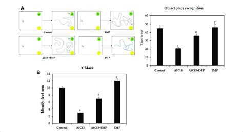 Spatial Memory Learning Of Mice A Object Place Recognition Test B Download Scientific