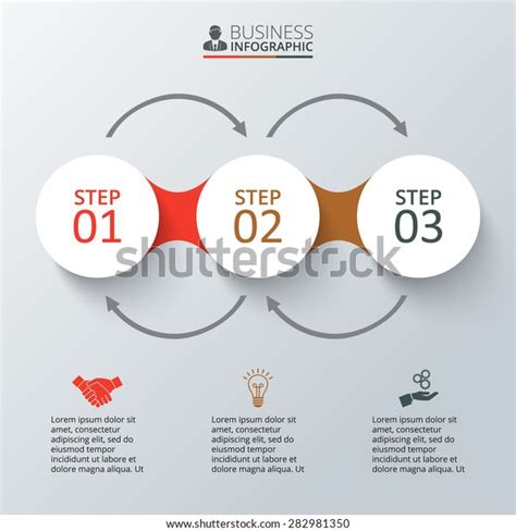 Vector Elements Infographic Template Diagram Graph Stock Vector Royalty Free 282981350