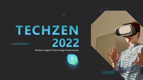 Techzen Modern Technology Powerpoint Template Presentation Templates