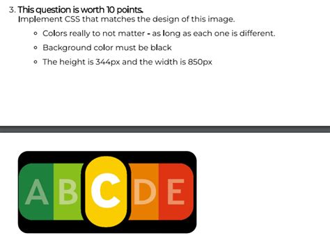 Solved Write The Html As Well As The Css And Make Sure The