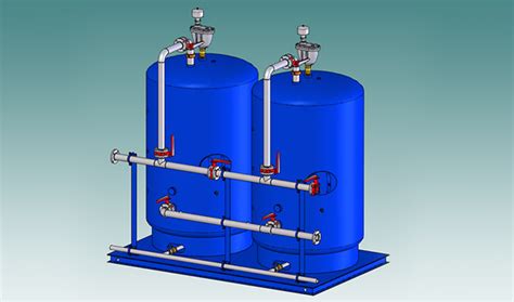 Custom Domestic Booster System With Added Surge Tanks