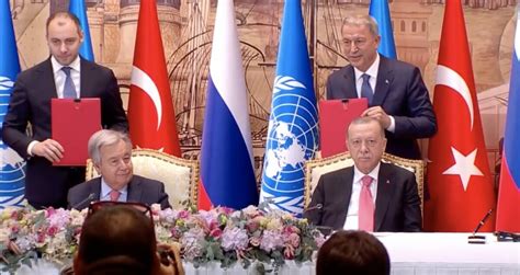 Україна Туреччина та ООН підписали угоду про експорт зерна Новини України Inforesist