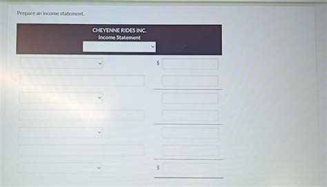 solved r nprepare an income statement r n r nrecord the