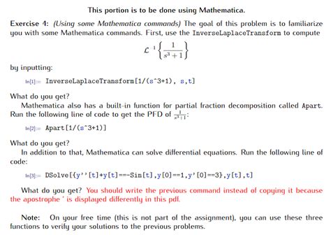 Solved This Portion Is To Be Done Using Mathematica Chegg