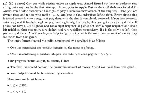 Solved Program And Explain Algorithm Remember That When A