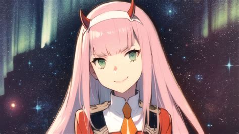 Zero Two De Darling In The Franxx Encanta A Otakus En Ilustraciones Ia