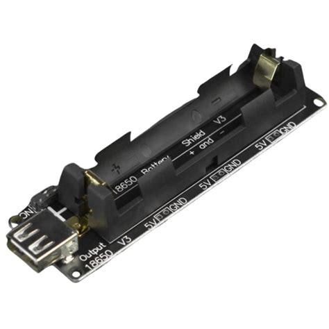 1x18650 lithium battery shield dfrobot 5v 2a 3 3v bastelgarage