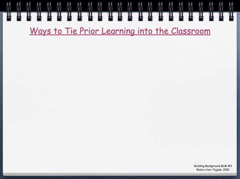 Session 3 Building Background Ppt