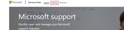 서비스 허브 학습 정보 Microsoft Learn