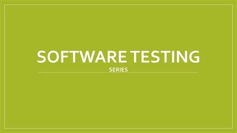 Software Testing Foundations Part 6 Intuitive And Experience Based