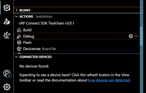 Nrf Connect Unable To Detect The Nrf52840 Sense Device In Visual
