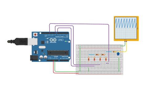 Circuit Design Saw Tooth Waveform Tinkercad