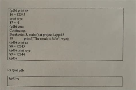Solved This Project Helps You To Use Gdb The Gnu Debugger