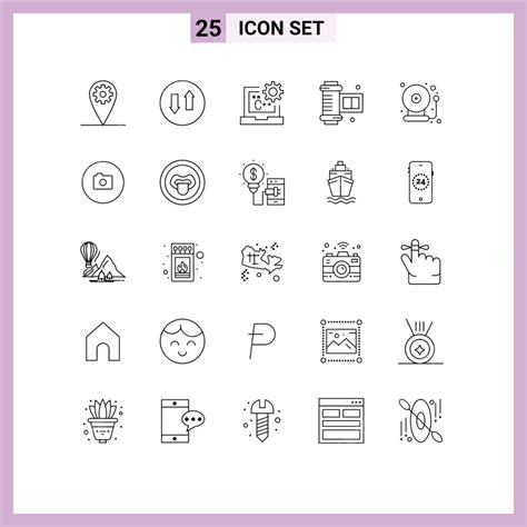 alarm symbol vector png images group of 25 lines signs and symbols for alarm design streaming