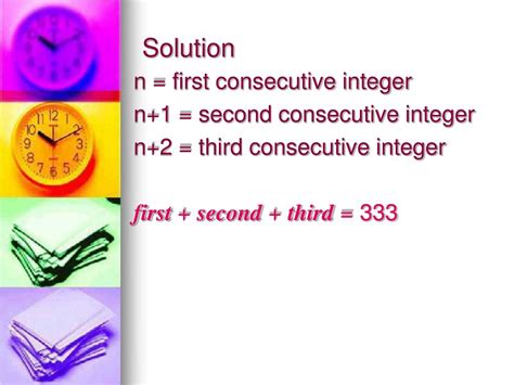 Ppt Consecutive Integer Problems Powerpoint Presentation Free