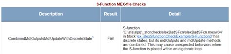 Check S Functions Using S Function Analyzer Apis Matlab And Simulink