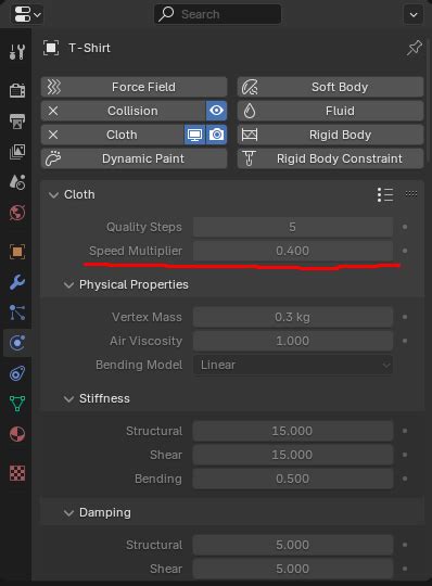 Cloth Problem With Multiple Collisions Particles And Physics