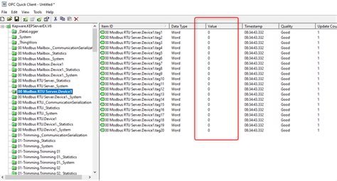 Difficulty Reading Plc Data With Kepware Opc Serve Ptc Community