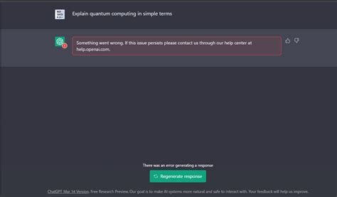 Chatgptで「something Went Wrong If This Issue Persists Please Contact Us Through Our Help Center