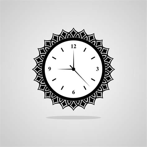 Premium Vector Wall Clock Icon Vector