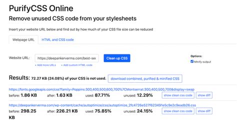 How To Remove Unused Css To Increase The Load Time Of Blog
