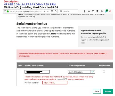Hpe Warranty Check Not Work Hardware Spiceworks Community