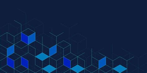 Premium Vector Abstract Geometric Background With Isometric Digital