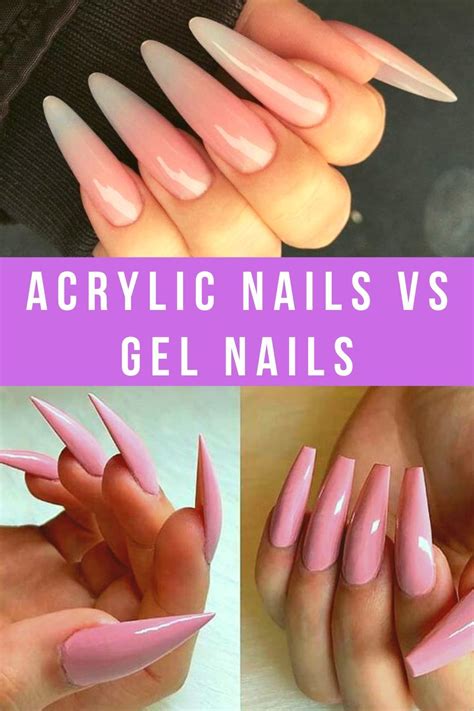 Are Gel Nails And Acrylic Nails The Same Thing At Gene Courtney Blog