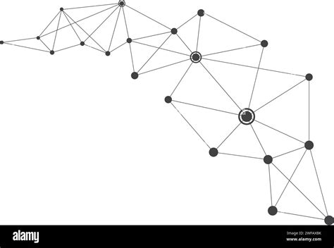 Polygonal Space Background With Connecting Dots And Lines Vector Stock Vector Image And Art Alamy
