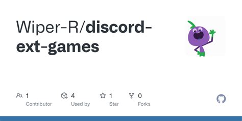 GitHub Wiper R Discord Ext Games