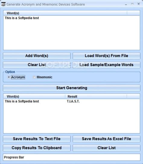 Generate Acronym And Mnemonic Device Software 70 Download Review