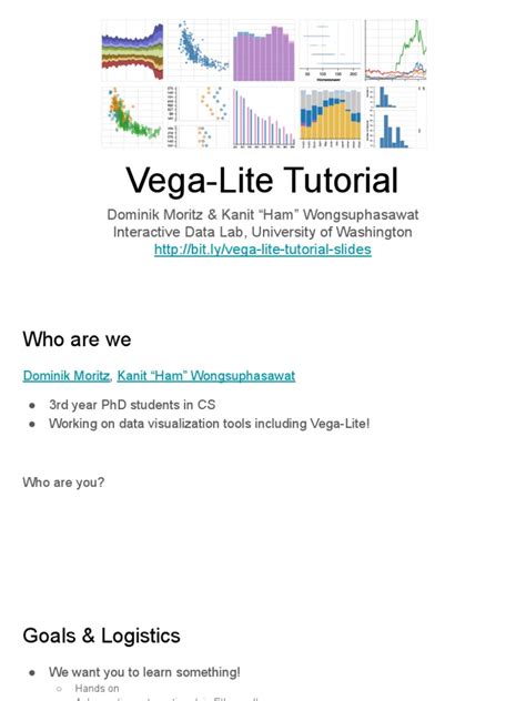 Vega Lite Tutorial Uc Davis Pdf Json Code