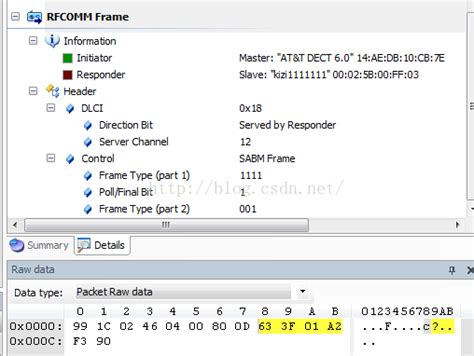 蓝牙rfcomm剖析（二） 流程解析 Rfcomm 协议格式分析 Csdn博客
