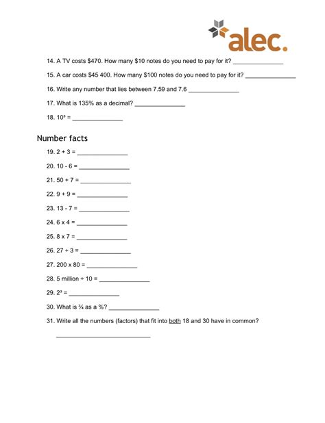 Free Printable Diagnostic Math Assessment Printable Calendars At A Glance