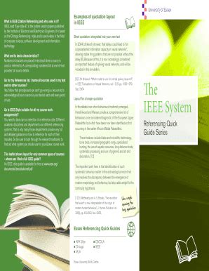 Fillable Online What Is IEEE Citation Referencing And Who Uses Is It Fax Email Print PdfFiller