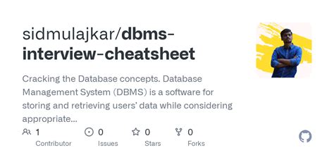 Github Sidmulajkardbms Interview Cheatsheet Cracking The Database