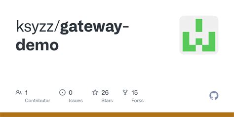 Github Ksyzz Gateway Demo