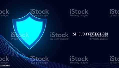 Abstract Background Digital Concept Cybersecurity Shield Anti Virus Malware Spy Protection Cyber